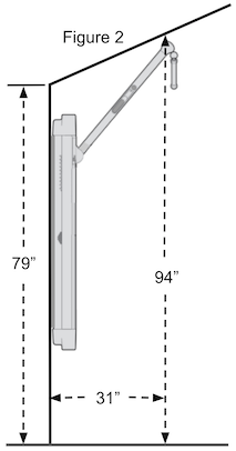 Installation Requirements: Slanted Ceiling