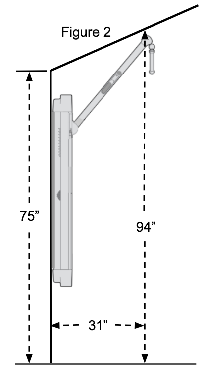 Installation Requirements: Slanted Ceiling