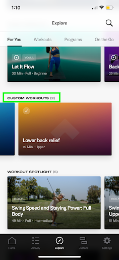Schedule Your Workout Routine on the Tonal App
