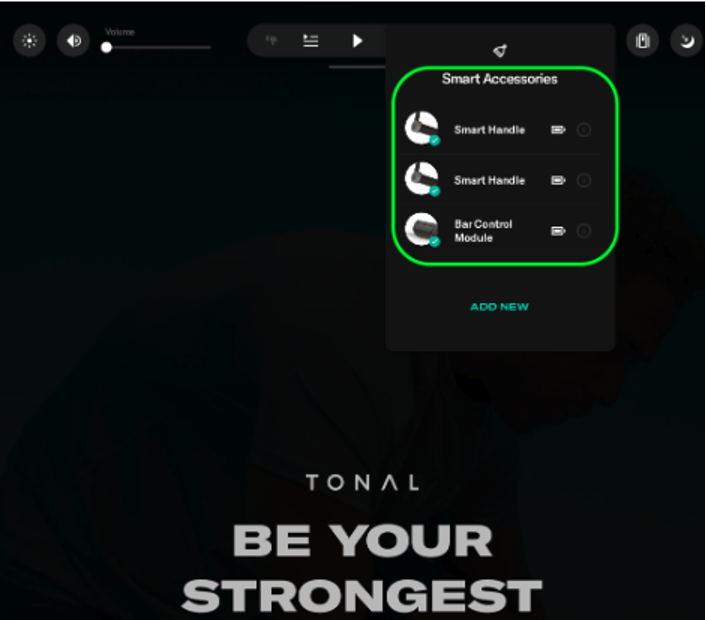 Accessory Setup: Pairing Tonal Smart Accessories