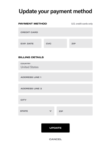 How to Update Your Tonal Membership Payment Method
