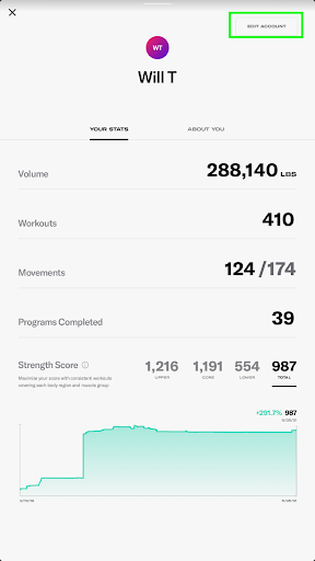 How to Update Your Tonal Membership Profile Information