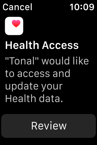 Tonal Apple Watch App