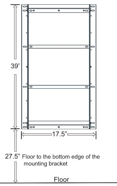 Tonal Mounting Bracket Dimensions