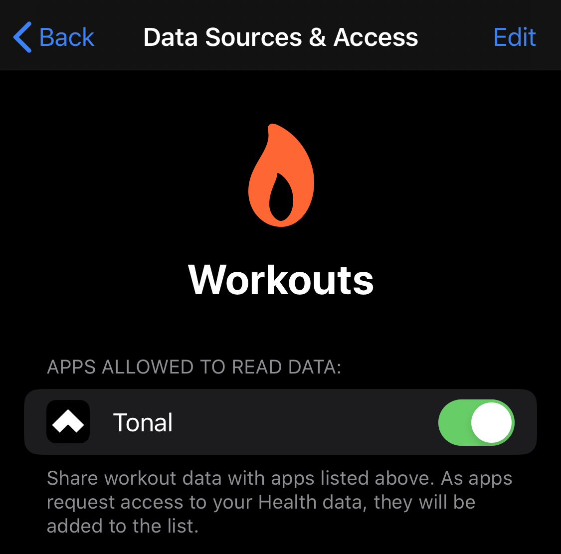 Apple Health Integration
