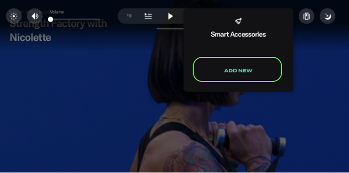 Accessory Setup: Pairing Tonal Smart Accessories
