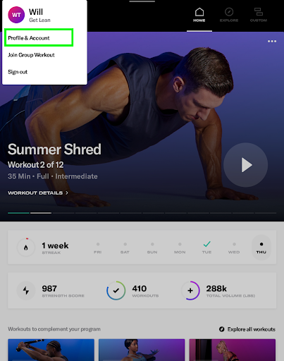 Everything You Need to Know About Tonal Settings and Profile Options