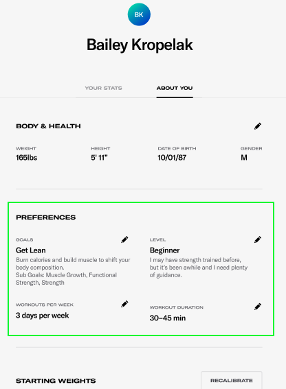 Curating Your Tonal Training Journey: Utilizing Training Goals for ...
